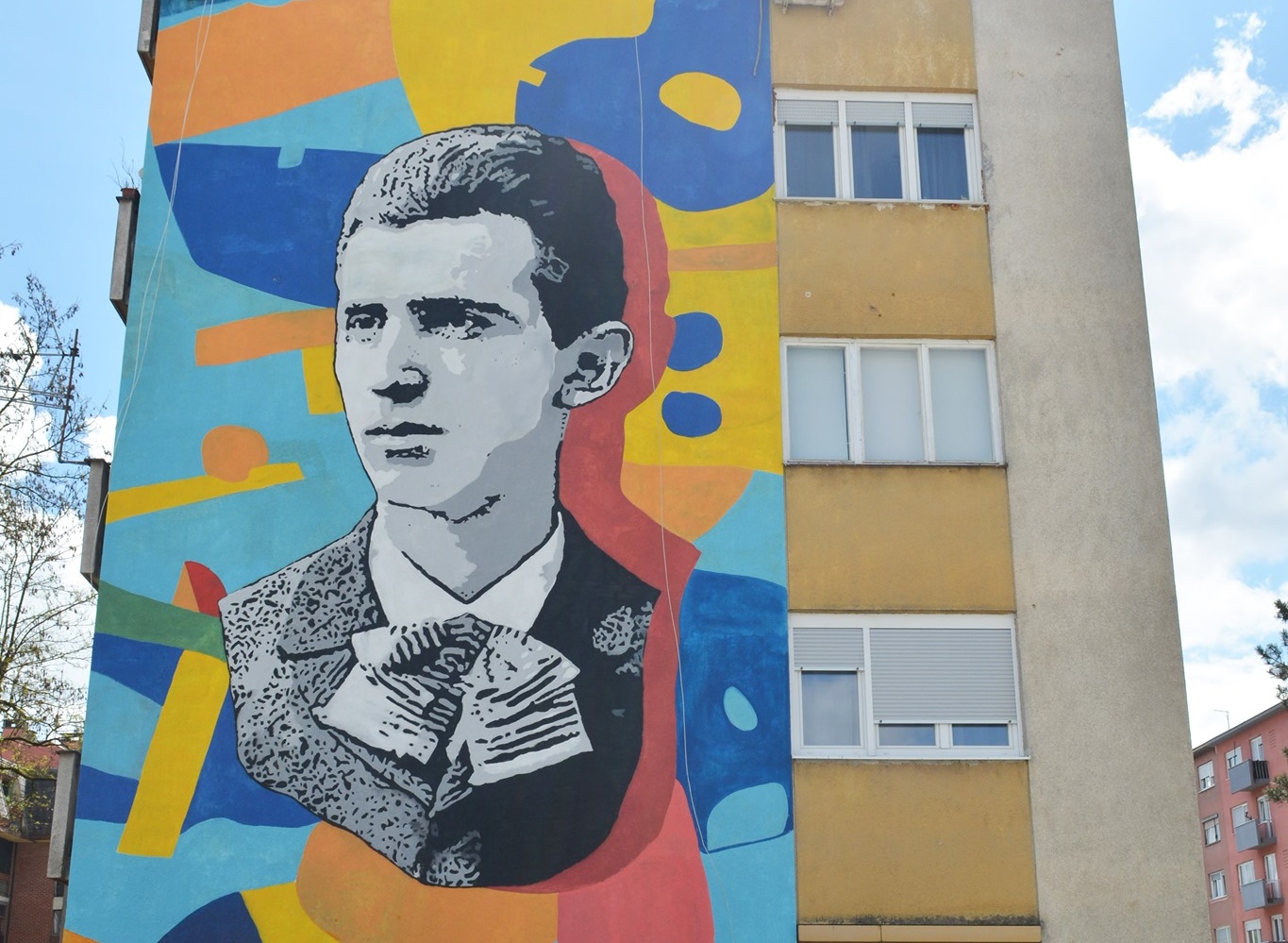 Mladi se Tesla muralom Leonarda Lesića vratio u Karlovac | Lika Club