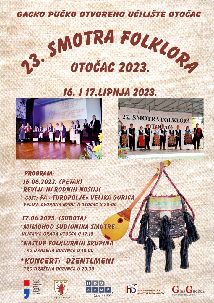 DVODNEVNI PROGRAM Najavljena je 23. Smotra folklora u Otočcu | Lika Club