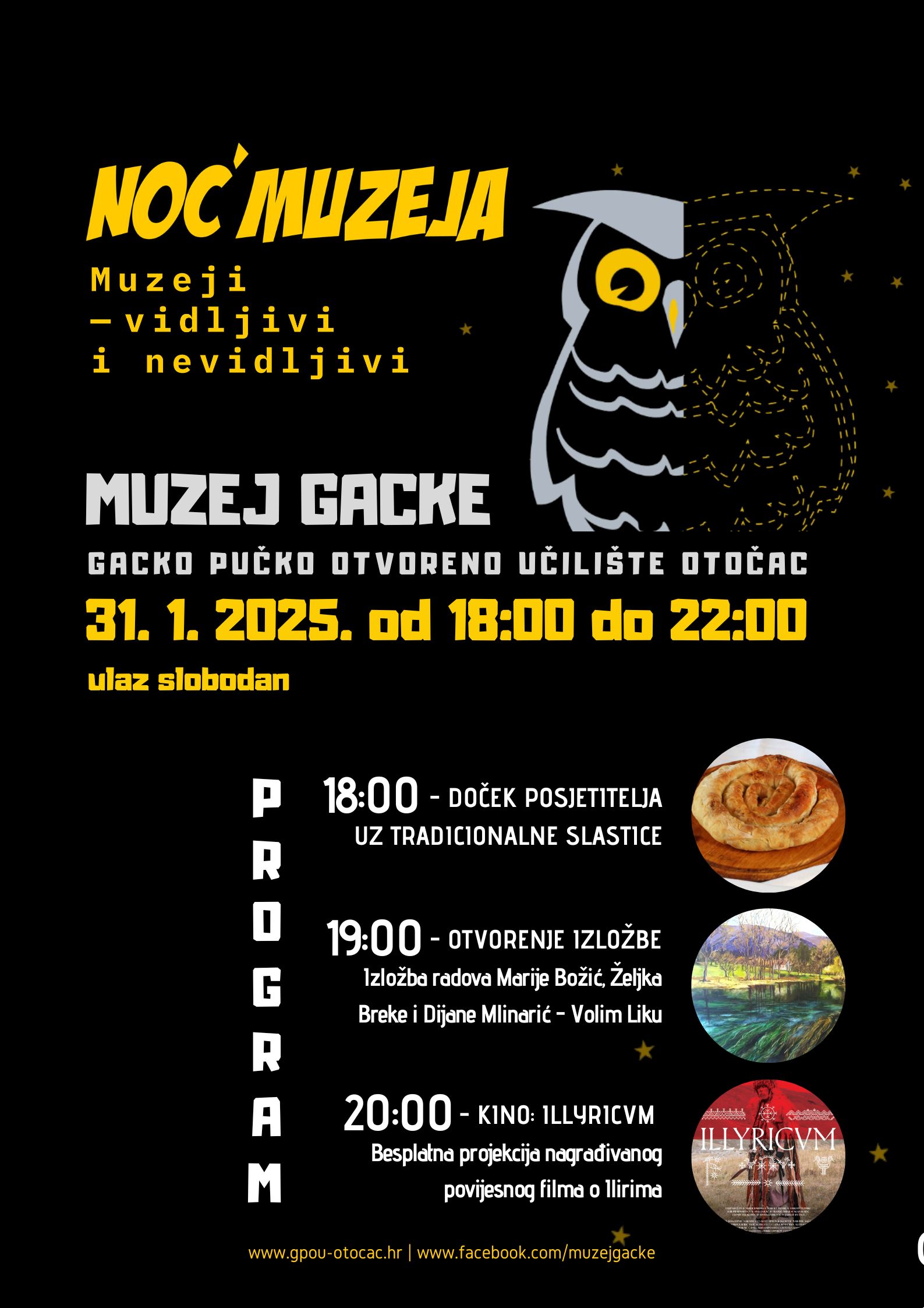 Noć muzeja u Otočcu uz povijesni film, izložbu i tradicionalne slastice | Lika Club